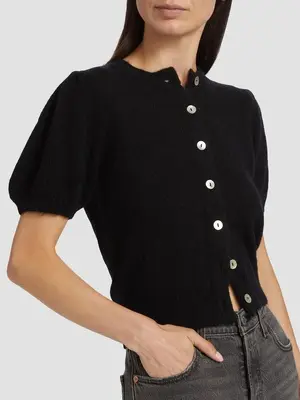 DÔEN Anisa Short-sleeve Cardigan - Black