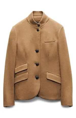 Rag & Bone Slade Wool Blazer - Camel