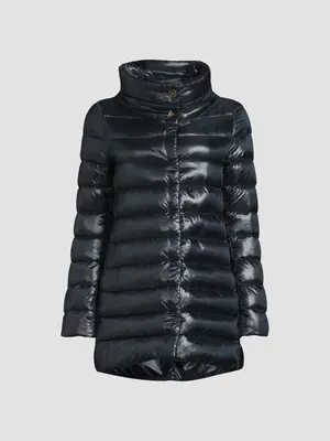 Herno Iconico Amelia Down Coat - Navy