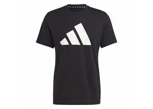 Adidas Train Essentials Feelready Logo Training Tee Shirt - Black/white