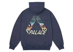 PALACE Chrome P3 Hood - Navy Blue