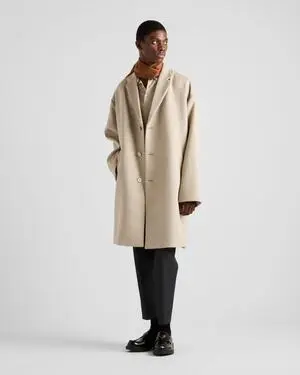 Prada Wool-blend Overcoat - Limestone