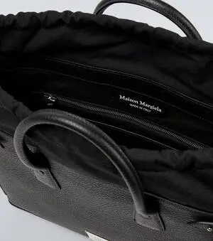 MAISON MARGIELA 5ac Document Holder Leather Tote Bag