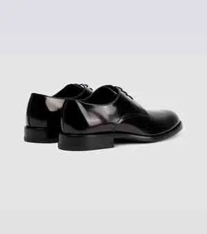 TOD'S Patent Leather Derby Shoes - Black
