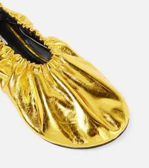 JIL SANDER Leather Ballet Flats