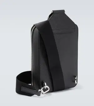 Prada Logo Leather Shoulder Bag