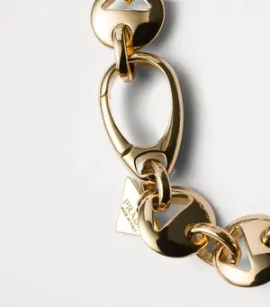 Prada Cut-out Chain Link Bracelet