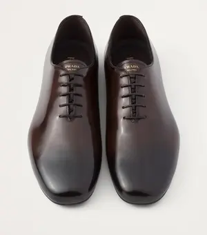 Prada Leather Oxford Shoes