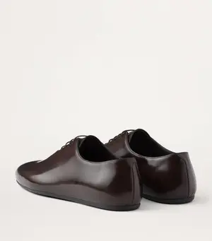 Prada Leather Oxford Shoes