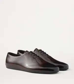 Prada Leather Oxford Shoes