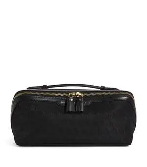 ANYA HINDMARCH Jacquard Dressing Table Case - Black