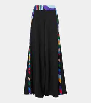 Emilio Pucci Iride Cady Palazzo Pants - Multicoloured