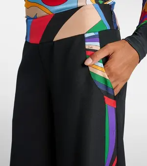 Emilio Pucci Iride Cady Palazzo Pants - Multicoloured