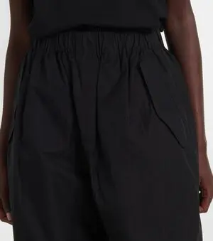 Wardrobe.NYC High-rise Cotton-blend Wide-leg Pants