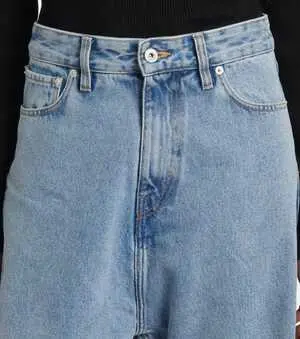 Y/project Evergreen Draped Wide-leg Jeans