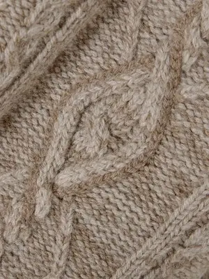 NET-A-PORTER FOR THE KING’S FOUNDATION Cable-knit Wool Cardigan