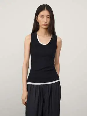 LISA YANG STORE Devyne Top - Black