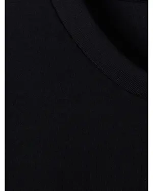 REISS Bradley Interlock Tee - Navy Blue