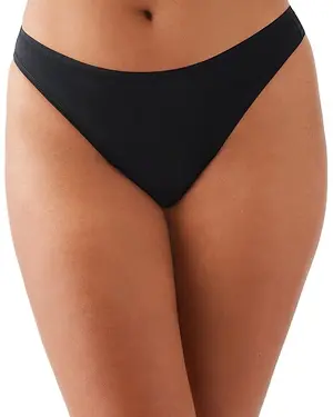 Wacoal Understated Cotton Thong - Black