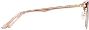 Zenni Artsy Browline Eyeglasses - Brown