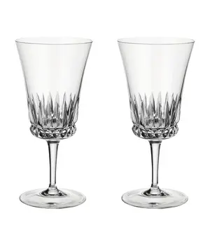 VILLEROY & BOCH Set Of 2 Grand Royal Water Goblet - Clear