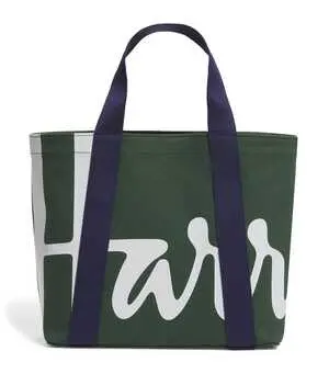 Harrods Harrods Mini Cotton Logo Tote Green