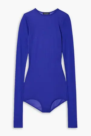 ANN DEMEULEMEESTER Bien Jersey Bodysuit - Royal Blue