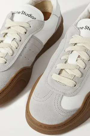 Acne Studios Suede And Leather Sneakers