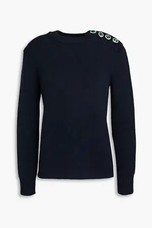 Rabanne Crystal-embellished Wool Sweater