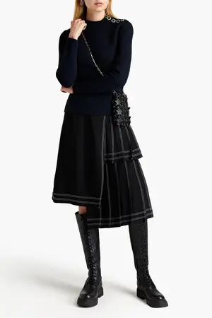 Rabanne Crystal-embellished Wool Sweater