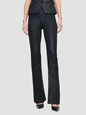 DL1961 Bridget Bootcut High Rise Instasculpt Coated Jeans