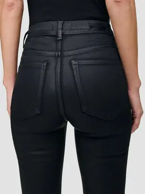 DL1961 Bridget Bootcut High Rise Instasculpt Coated Jeans