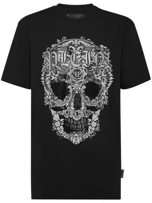 Philipp Plein Ss Baroque Skull T-shirt - Black