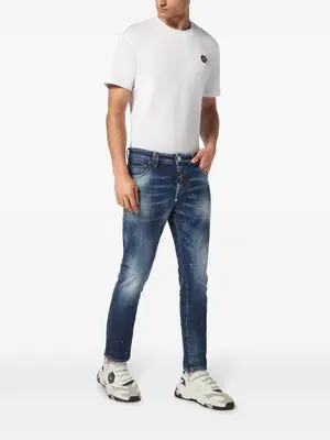 Philipp Plein Super-straight Cut Denim Jeans