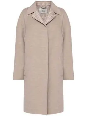 Fendi Single Breasted Coats For Women