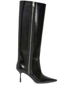 MSGM Pointed-toe Leather Boots