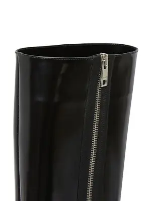 MSGM Pointed-toe Leather Boots