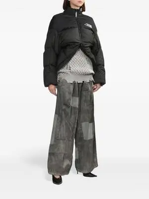 Mihara Yasuhiro Cropped Puffer Jacket - Black