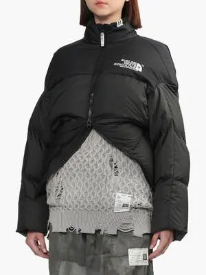 Mihara Yasuhiro Cropped Puffer Jacket - Black