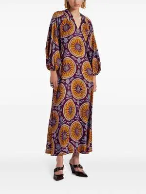 La DoubleJ Floral Maxi Dress