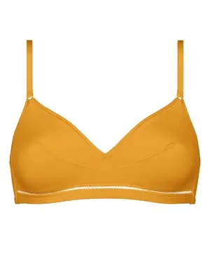 ERES Lydia Soyeuse Wireless Triangle Bra - Yellow