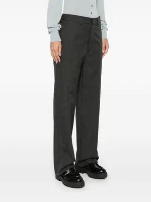 Miu Miu Logo-patch Trousers