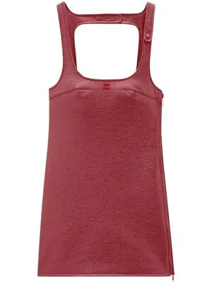 COURREGES Reedition Vinyl Mini Dress - Red