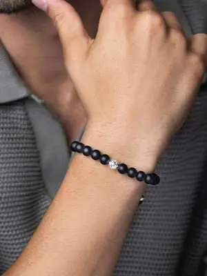 NIALAYA JEWELRY Beaded Bracelet - Black