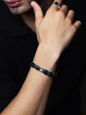 NIALAYA JEWELRY Flatbead Bracelet