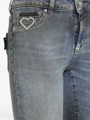 Philipp Plein Logo Appliqué Skinny Jeans