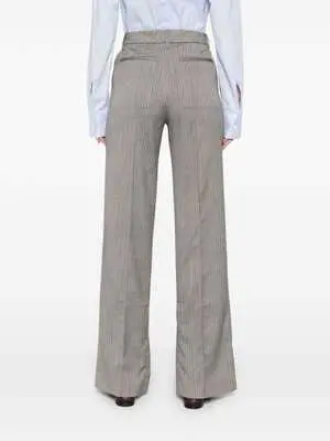 Remain Birger Christensen Herringbone Pattern Striped Trousers
