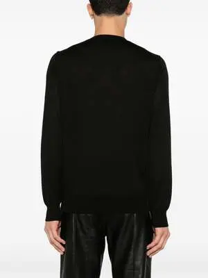 Alexander McQueen Inverted Skull-embroidered Sweater