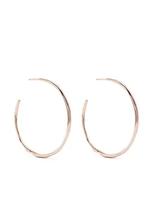 WOUTERS & HENDRIX Organic Hoop Earrings - Pink