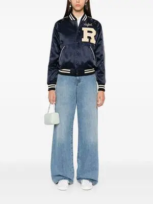Ralph Lauren Logo-patch Bomber Jacket